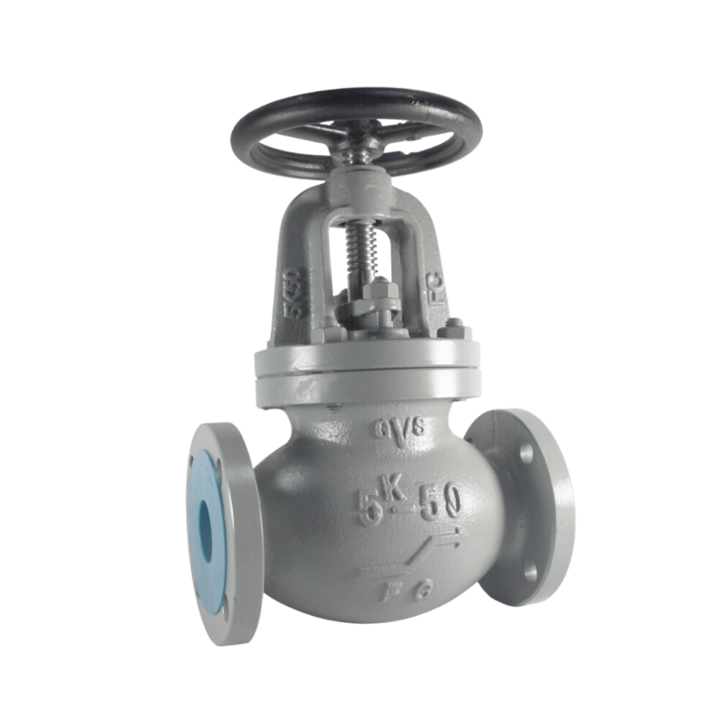 JIS F7305 GLOBE VALVE STRAIGHT CAST IRON - 5K - Jisnorm Valve